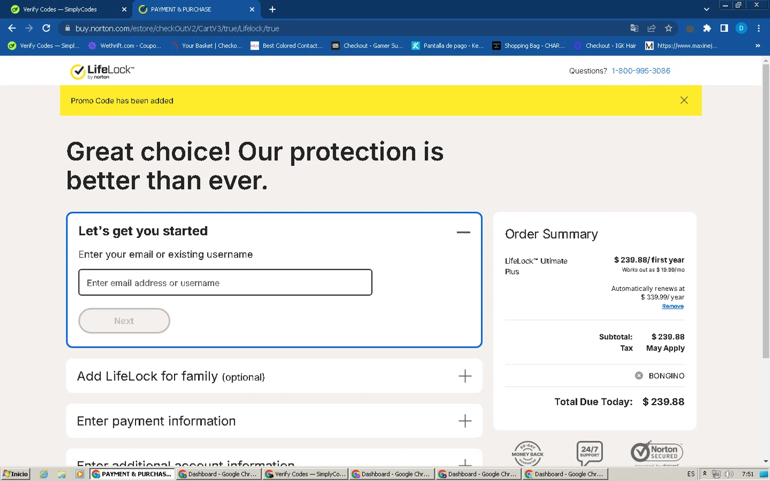 LifeLock Promo Codes - $23 Off | September 2024