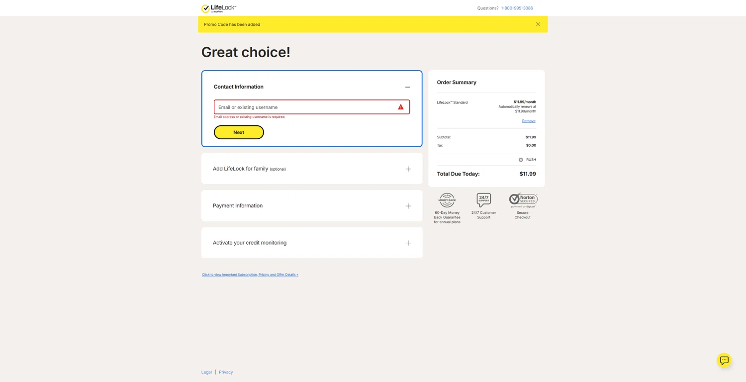 LifeLock Promo Codes - 50% Off (41 Verified) Oct 2025