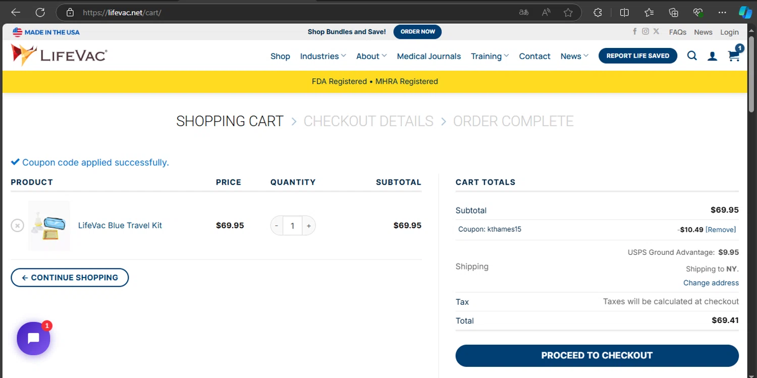 LifeVac Coupon Codes - $5 Off | October 2024
