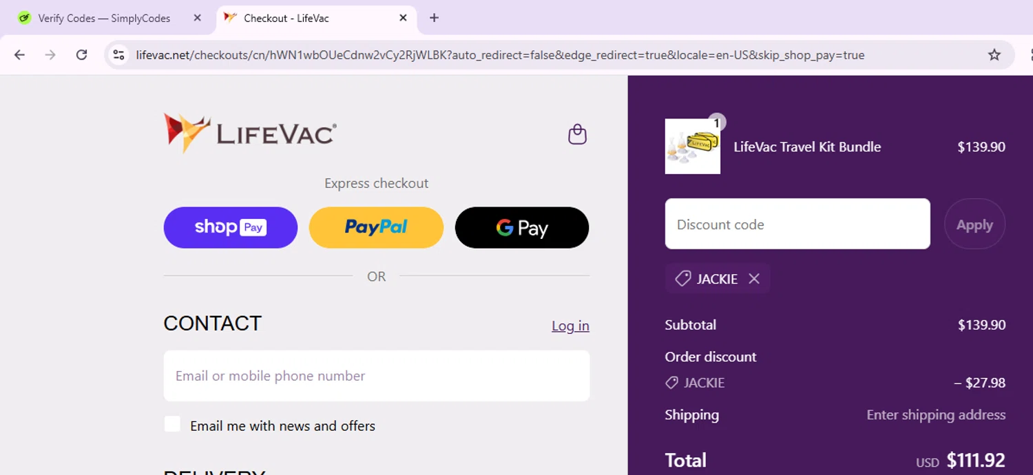 LifeVac Promo Codes - 20% Off (18 Verified) Jan 2026