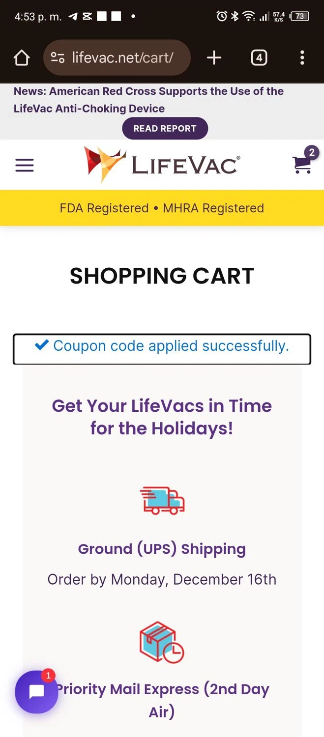 LifeVac Coupon Codes - 20% Off | January 2025