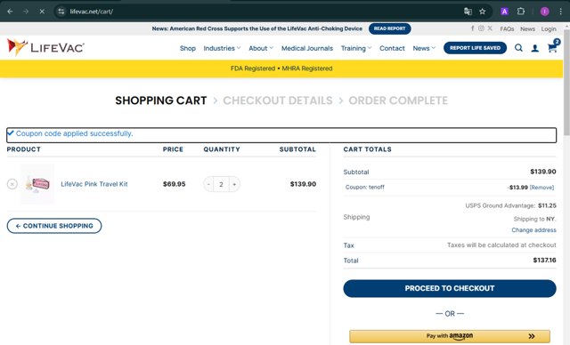 LifeVac Coupon Codes - $10 Off | December 2024