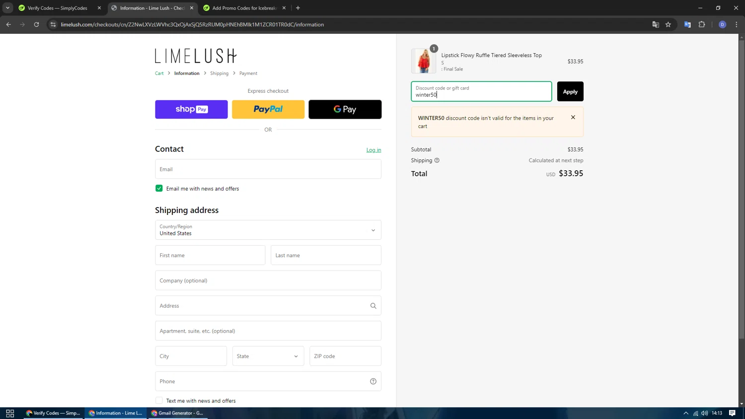 Lime Lush Coupon Codes - 50% Off | October 2024