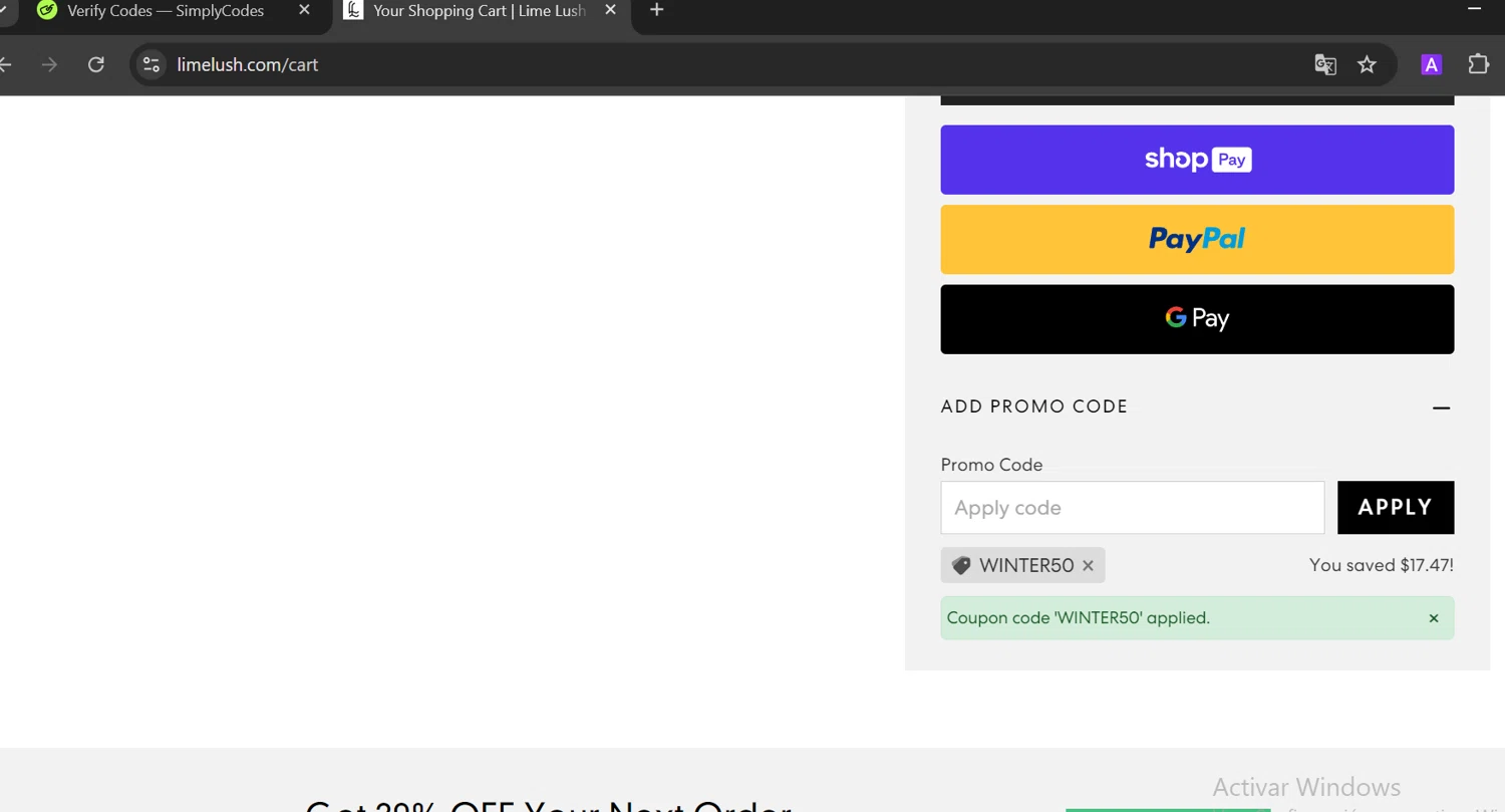 Lime Lush Coupon Codes - 50% Off | November 2024