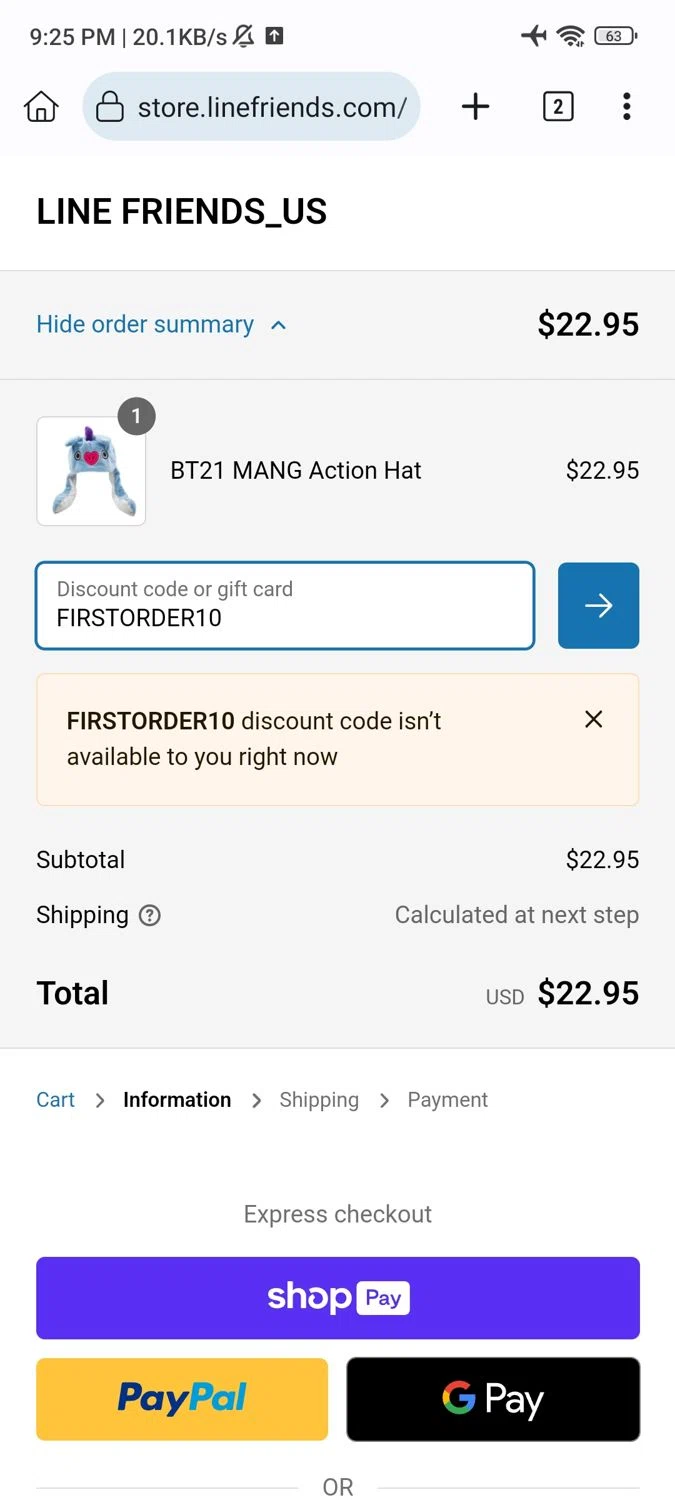 LINE FRIENDS Discount Codes - 10% Off | December 2024