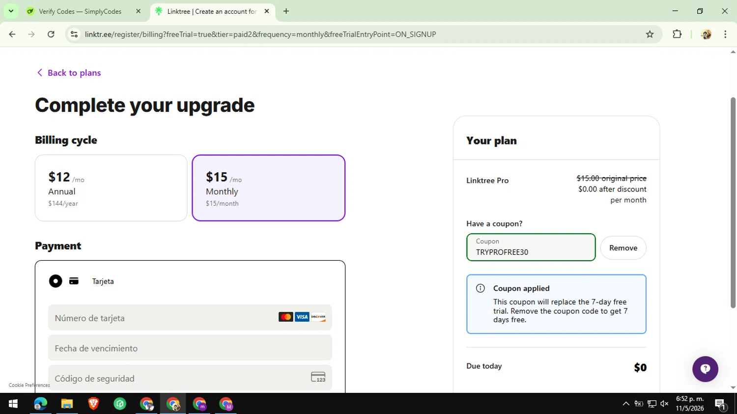 Linktree Promo Codes - 50% Off (1 Verified) May 2026