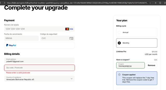 Linktree Discount Codes - $30 Off (1 Verified) Oct 2025