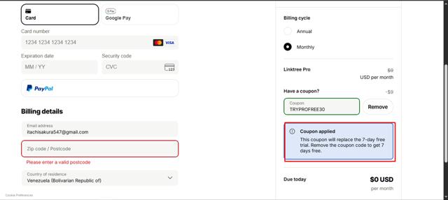 Linktree Discount Codes - $30 Off (1 Verified) Oct 2025