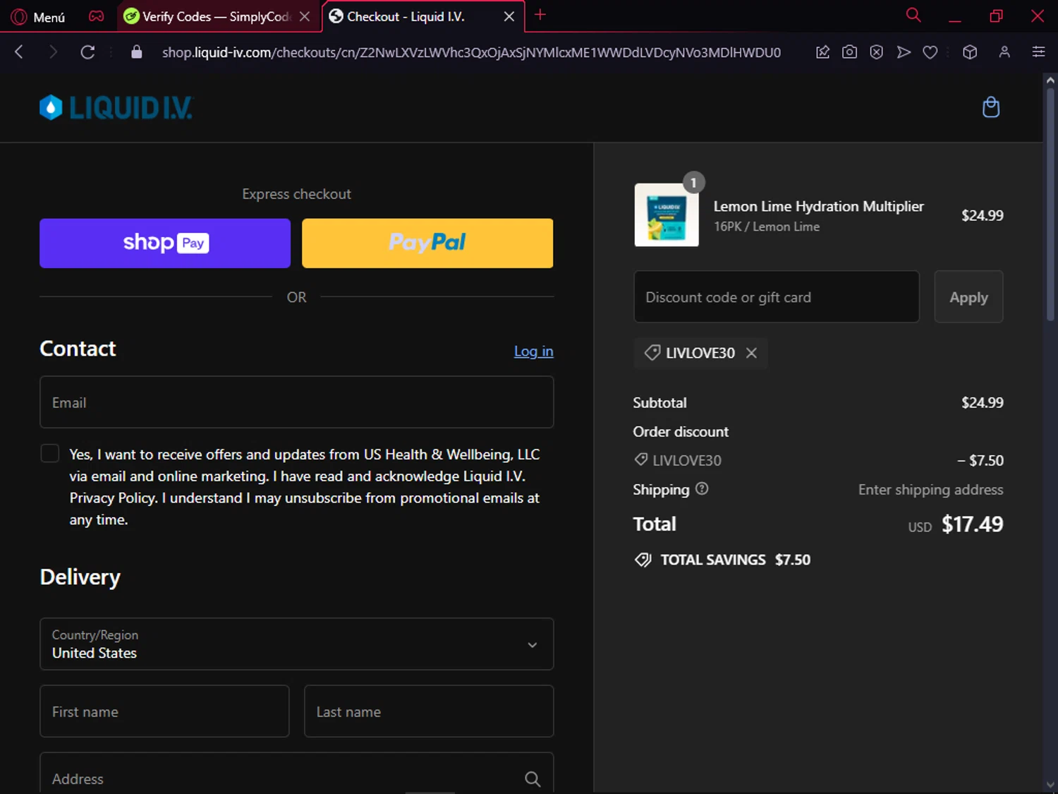 Liquid IV Coupons - 30% Off Promo Codes in August 2024 | SimplyCodes