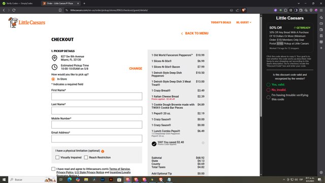 Little Caesars Promo Codes (6 Verified) - 50% Off May 2025