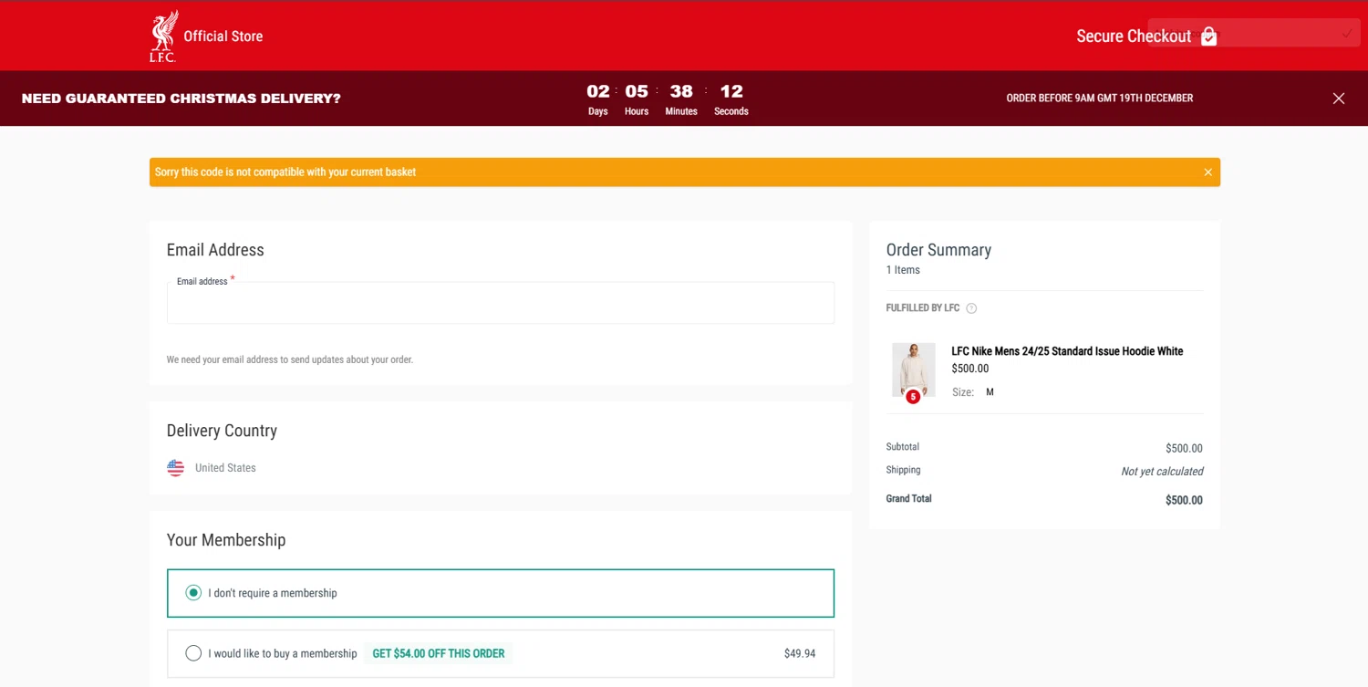 Liverpool FC Promo Codes - 10% Off | January 2025