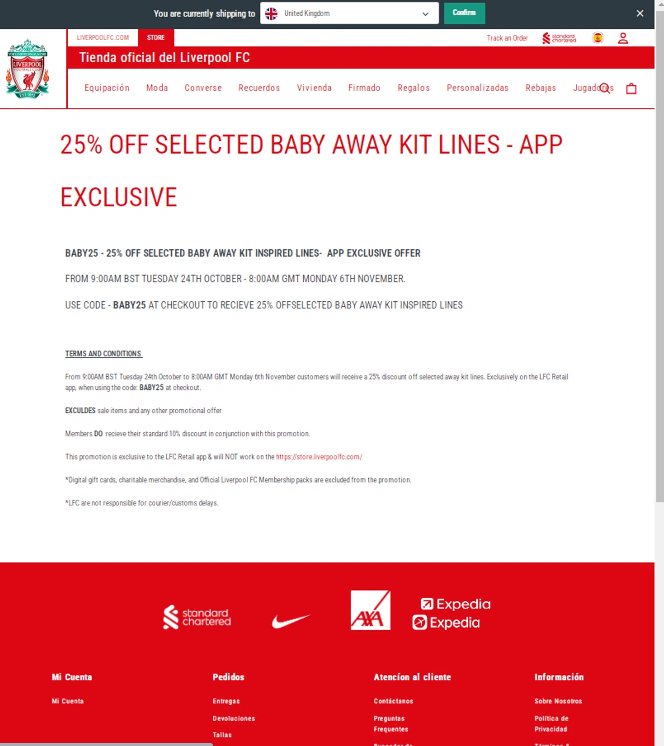 Liverpool FC Promo Codes - 10% Off | December 2024