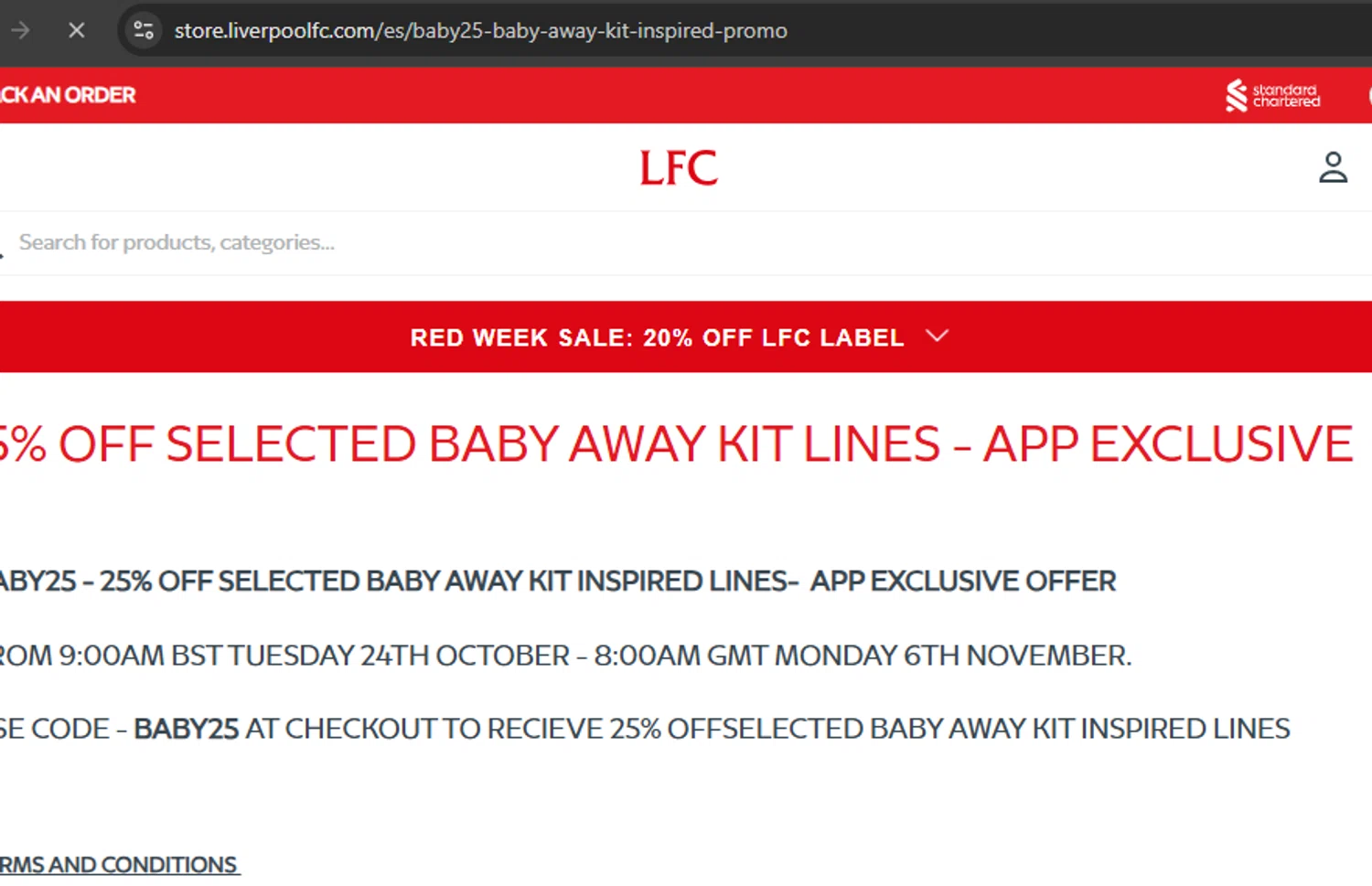 Liverpool FC Promo Codes - 25% Off (6 Verified) Nov 2025