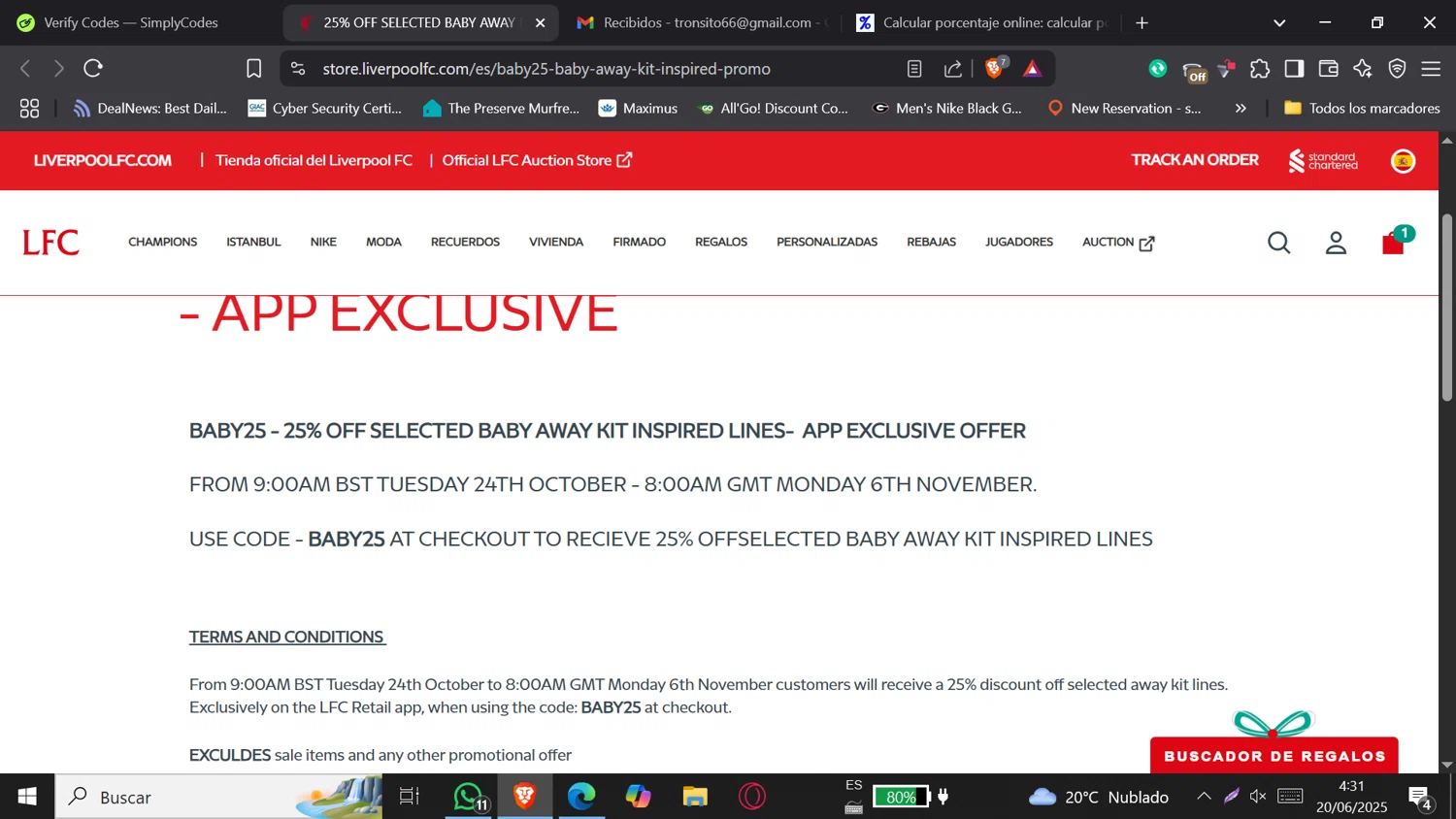 Liverpool FC Promo Codes - 25% Off (Verified) Sep 2025