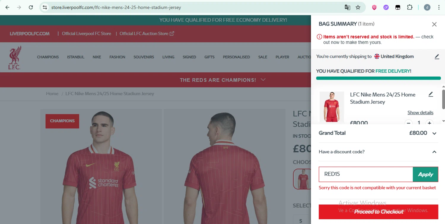 Liverpool FC Promo Codes - 25% Off (Verified) Sep 2025