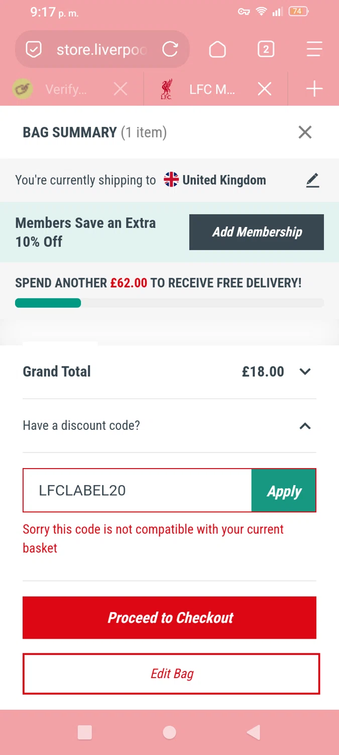 Liverpool FC Promo Codes - 10% Off | January 2025