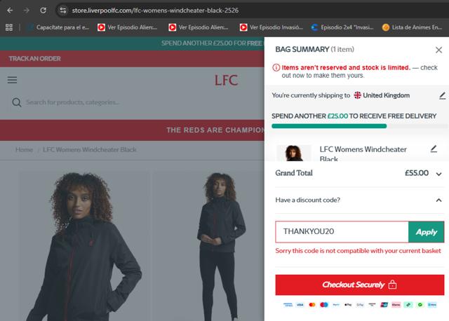 Liverpool FC Promo Codes - 25% Off (Verified) Oct 2025