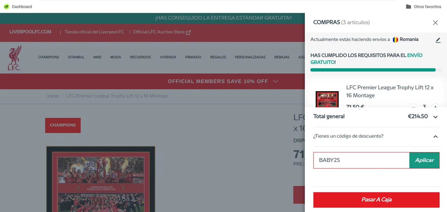 Liverpool FC Promo Codes - 15% Off (Verified) Sep 2025