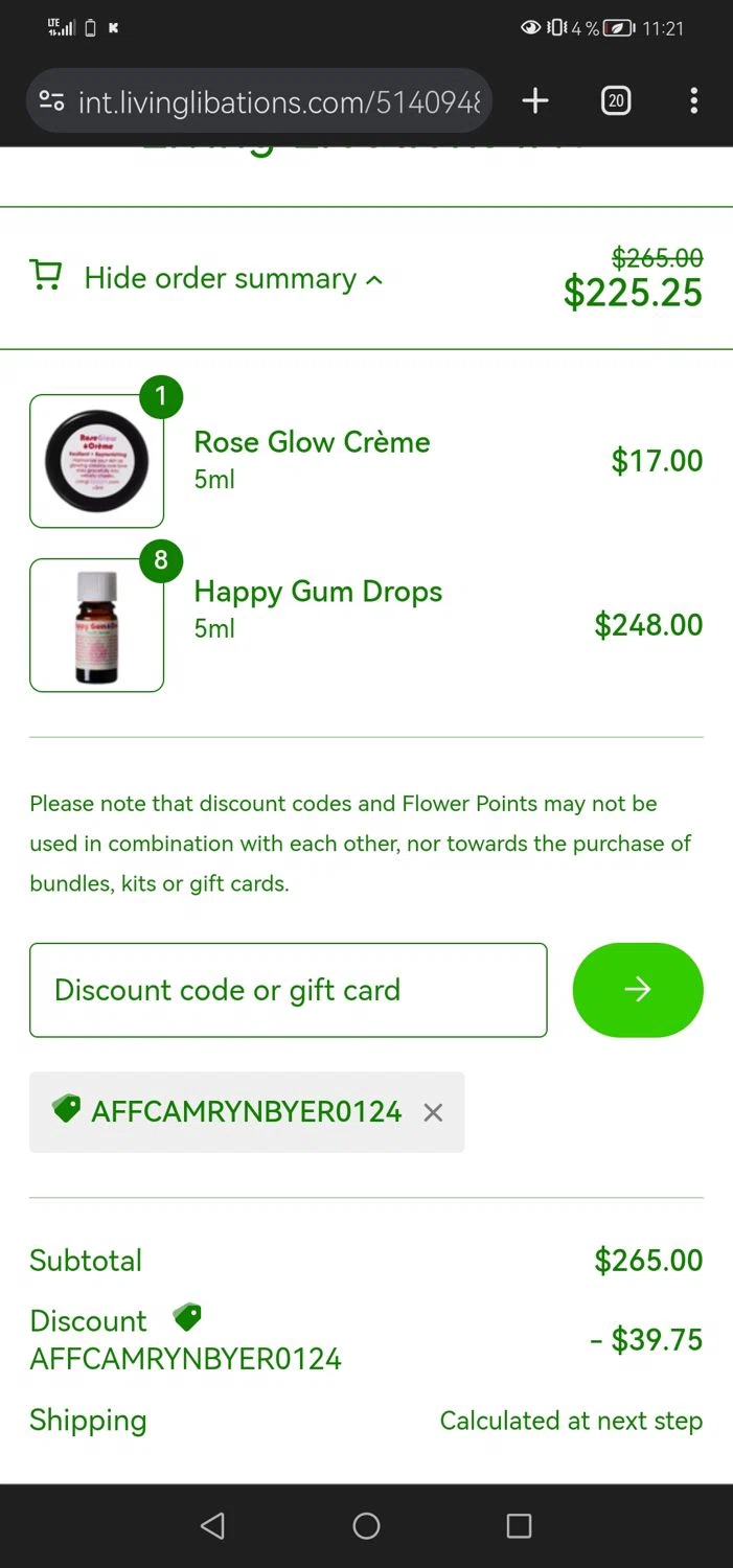 Living Libations Discount Codes - 10% Off | October 2024