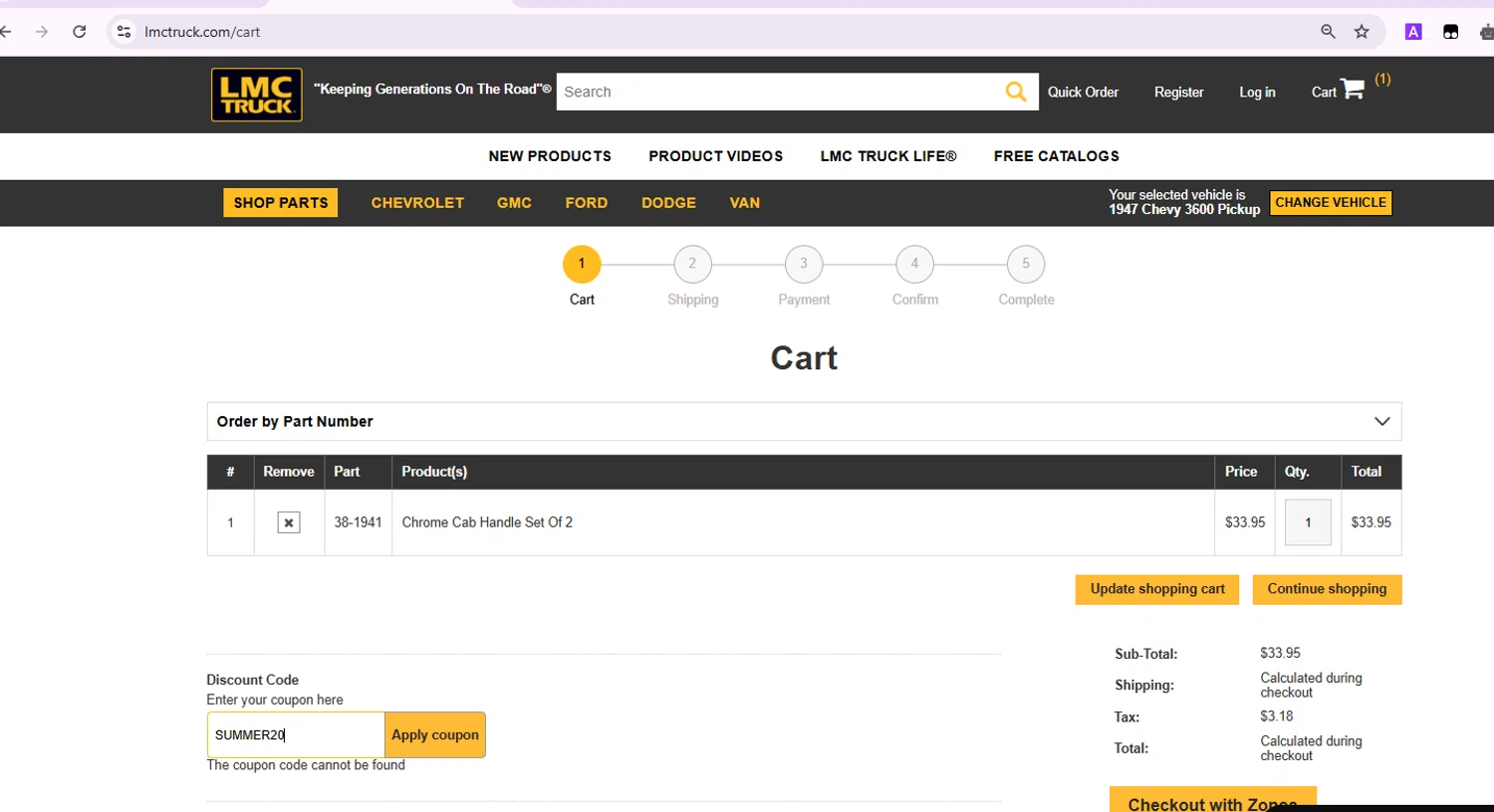 LMC Truck Promo Codes - 20% Off Coupons Dec 2025