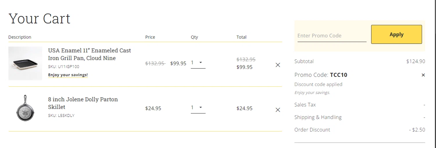 Lodge Cast Iron Promo Codes - 20% Off | October 2024