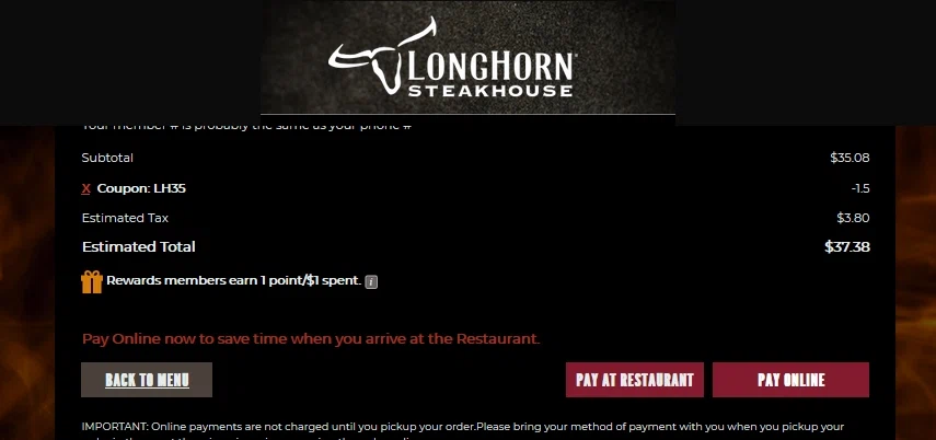 LongHorn Steakhouse Coupons - 10% Off | September 2024