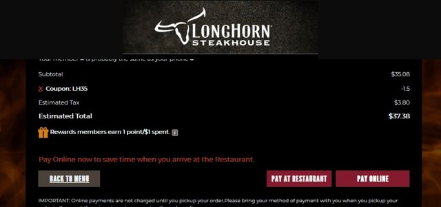LongHorn Steakhouse Promo Codes - 15% Off Coupons Sep 2025