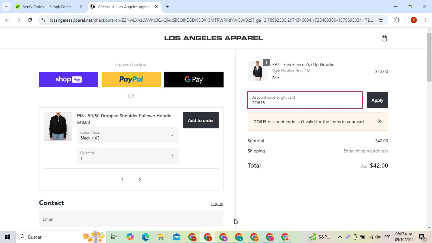 Los Angeles Apparel Promo Codes - $58 Off | October 2024