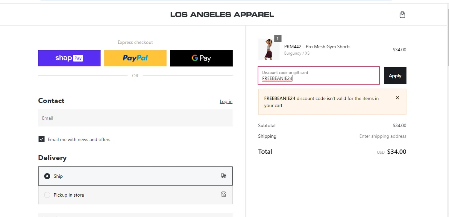 Los Angeles Apparel Promo Codes - $58 Off | October 2024