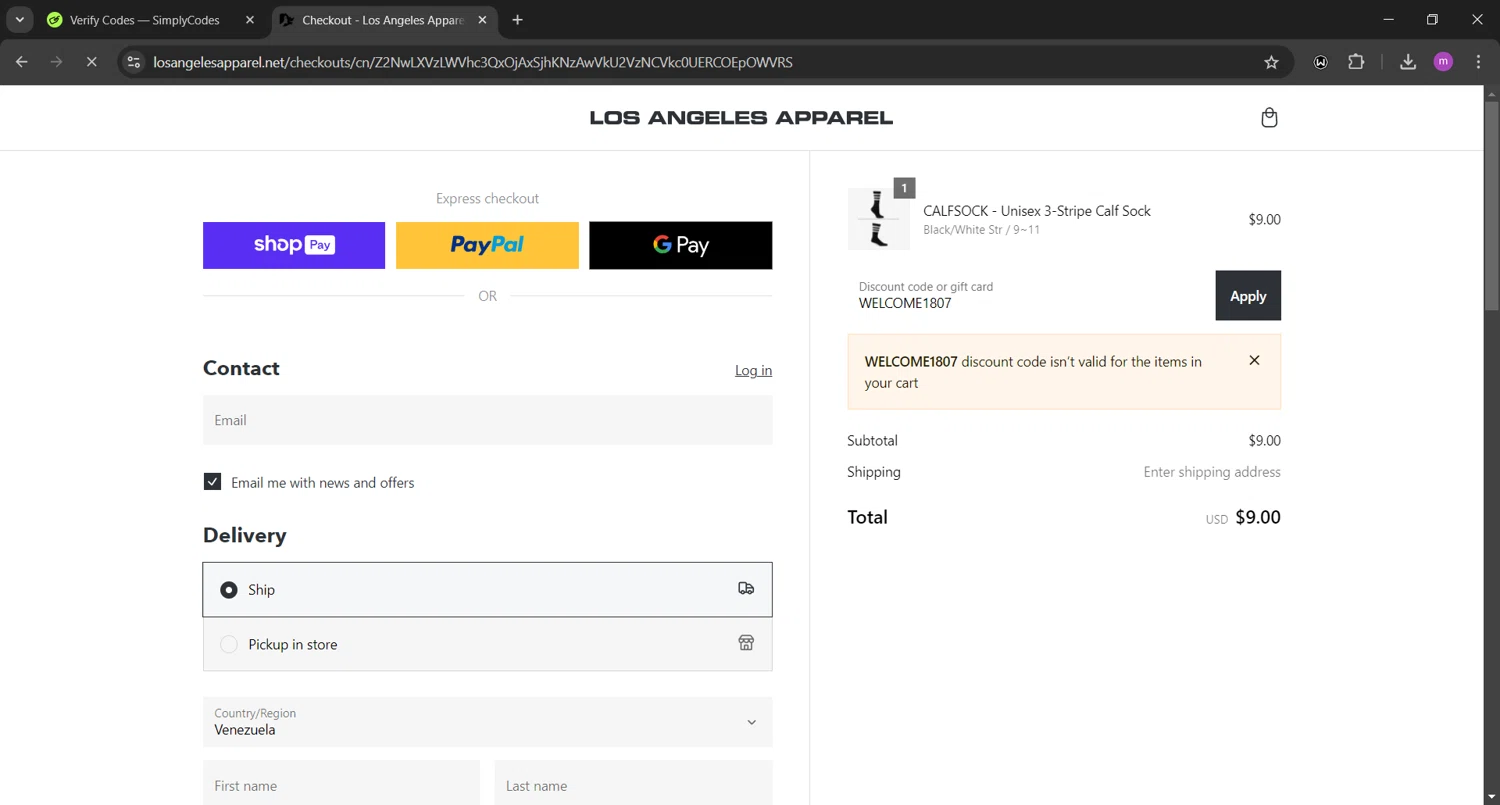 Los Angeles Apparel Promo Codes - $58 Off | October 2024