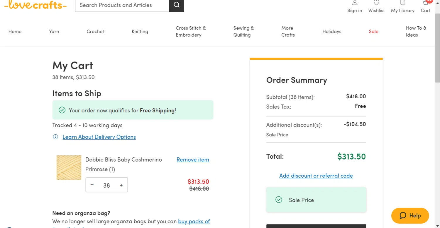 LoveCrafts Discount Codes - 35% Off | October 2024