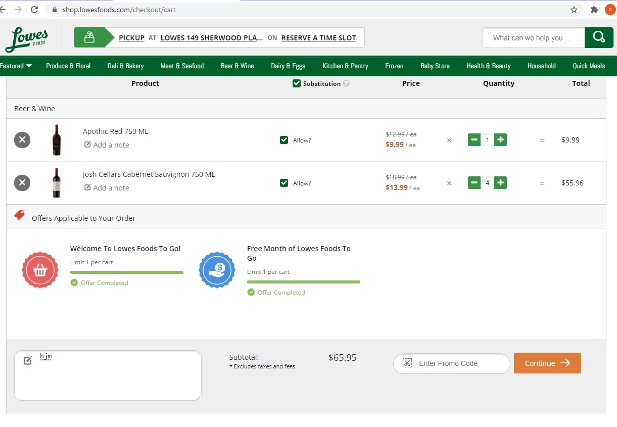 Lowes Foods Promo Codes - $10 Off | September 2024