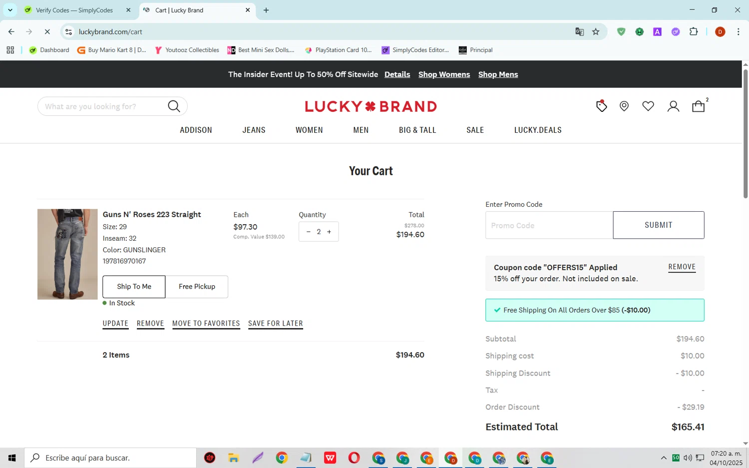 Lucky Brand Promo Codes (4 Verified) - 30% Off Oct 2025