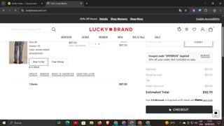 Lucky Brand Promo Codes (3 Verified) - 30% Off Oct 2025