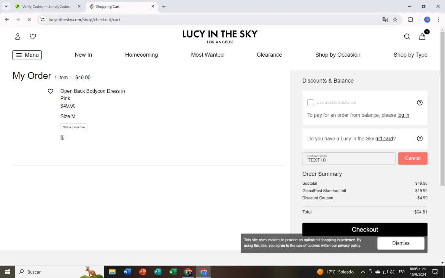 LUCY IN THE SKY Discount Codes & Cyber Monday 2024 Deals - 10% Off