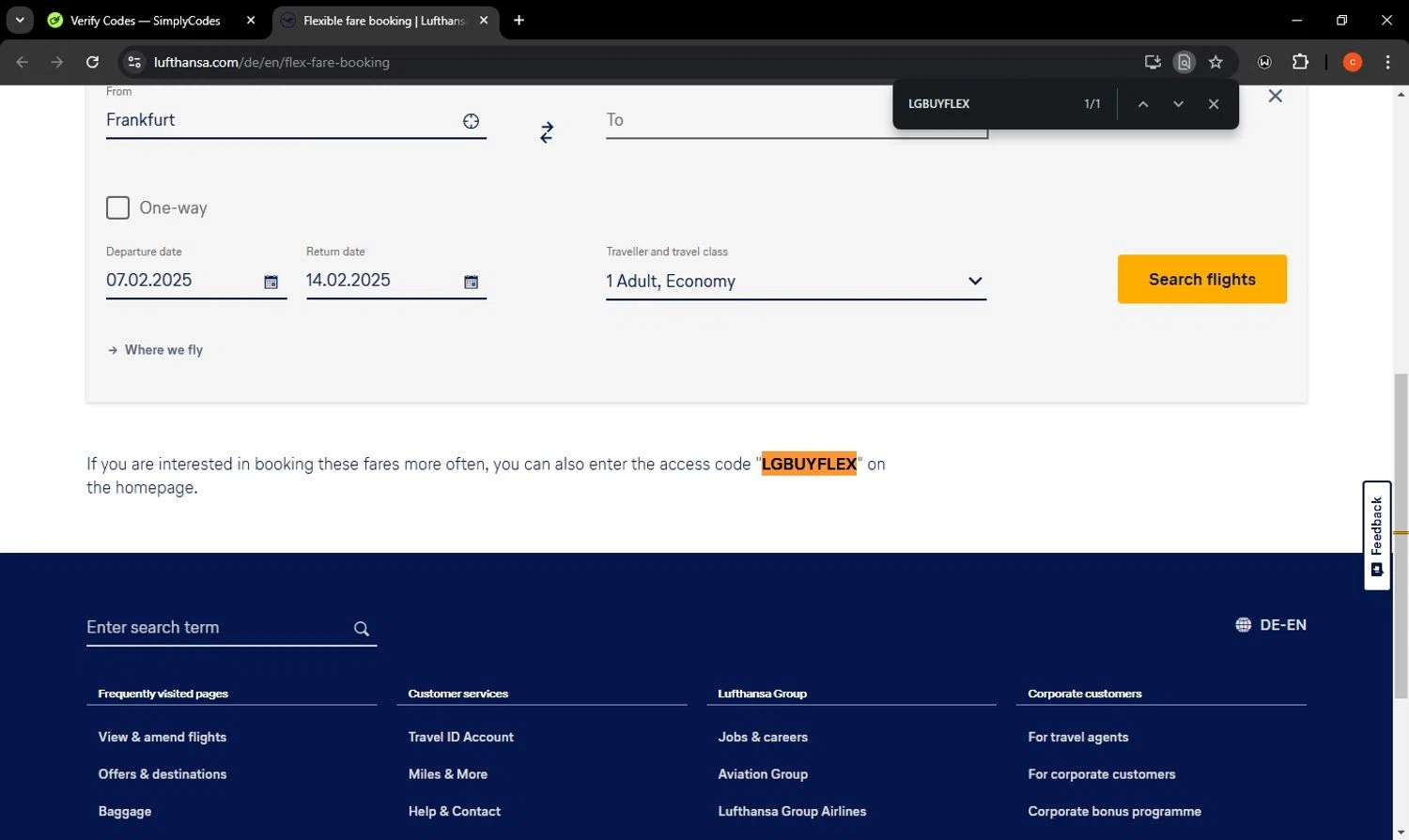 Lufthansa Promo Codes (2 Verified) - $75 Off w/Code May 2025