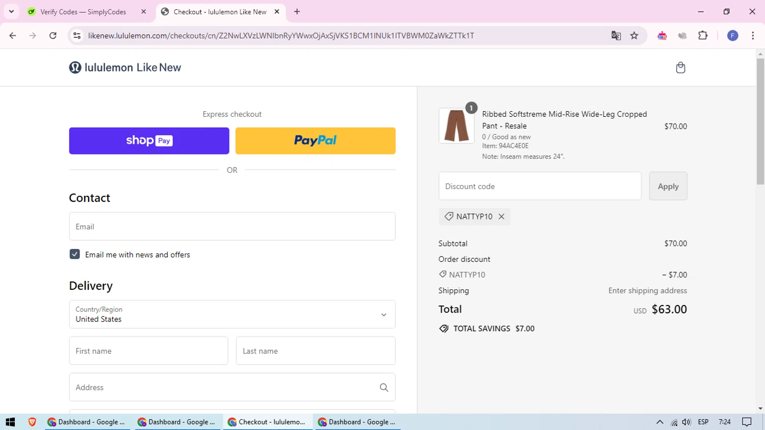lululemon Like New Promo Codes - 10% Off | October 2024