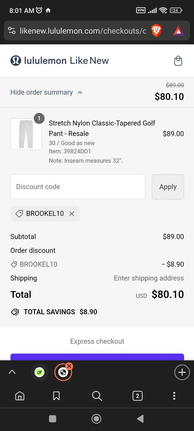 lululemon Like New Promo Codes - 10% Off | September 2024