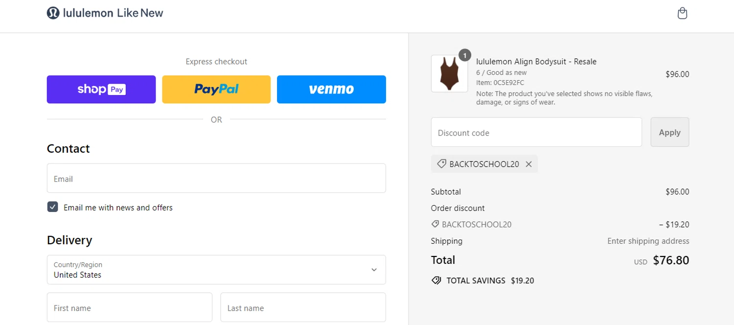 Lululemon US Promo Codes - 15% Off | October 2024