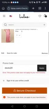 Lulus Promo Codes - 50% Off Sitewide (+6 Codes) May 2026