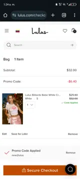 Lulus Promo Codes - 50% Off Sitewide (+6 Codes) May 2026