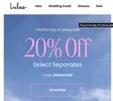Lulus Promo Codes - 50% Off Sitewide (+6 Codes) May 2026