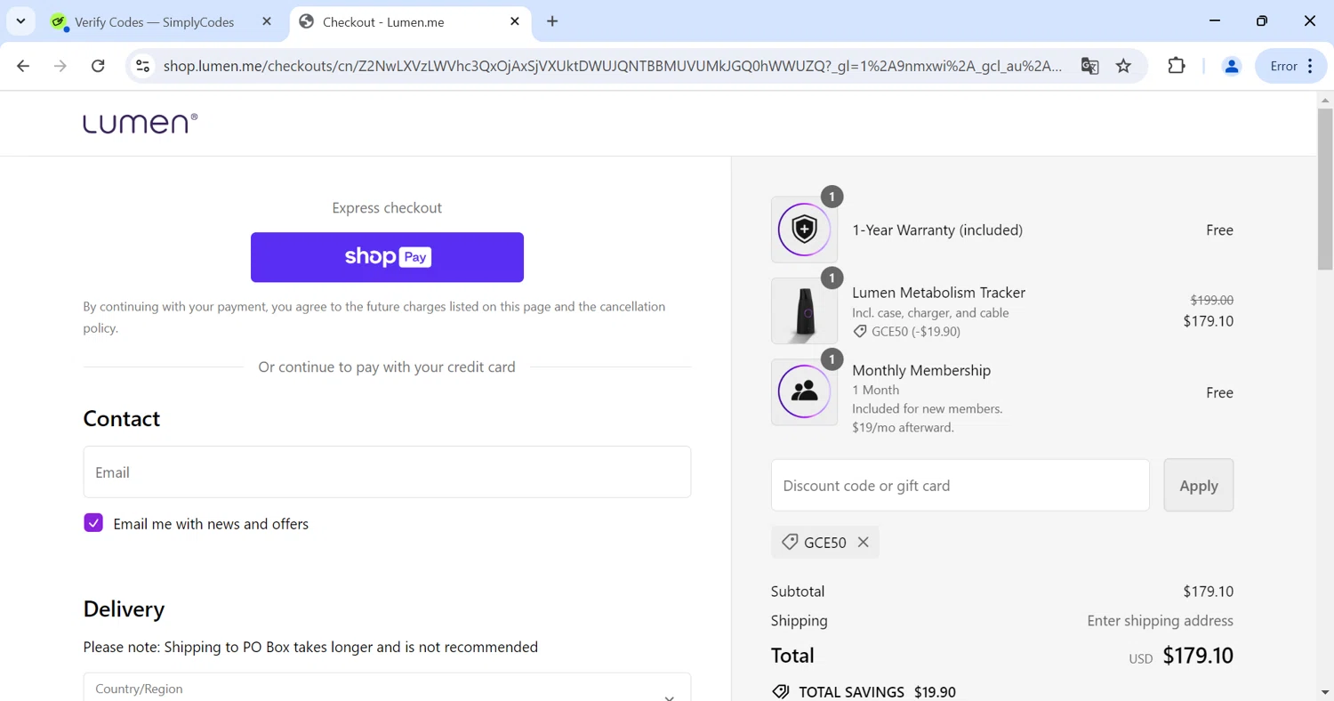 Lumen Discount Codes - $50 Off | October 2024
