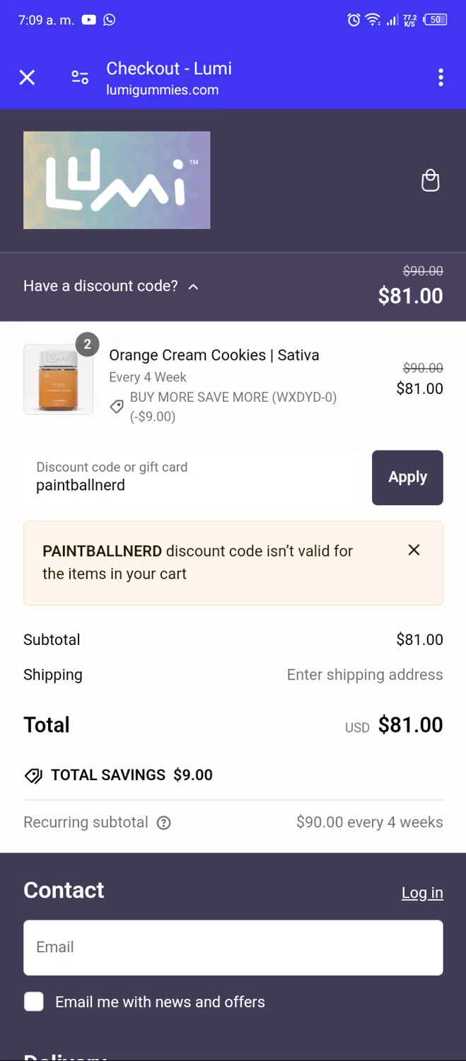 Lumi Gummies Coupon Codes - 50% Off | November 2024