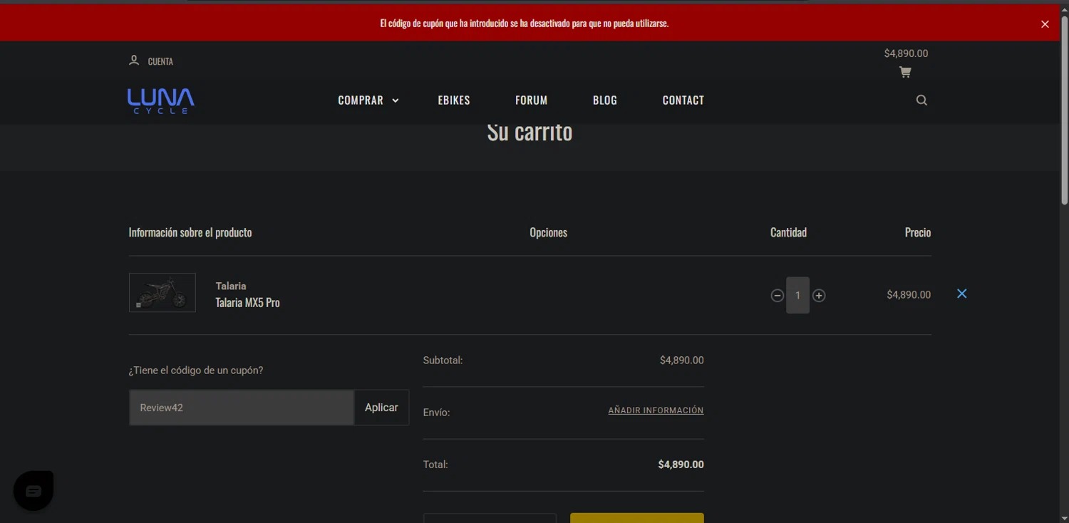 Luna Cycle Promo Codes - $25 Off Coupons Sep 2025