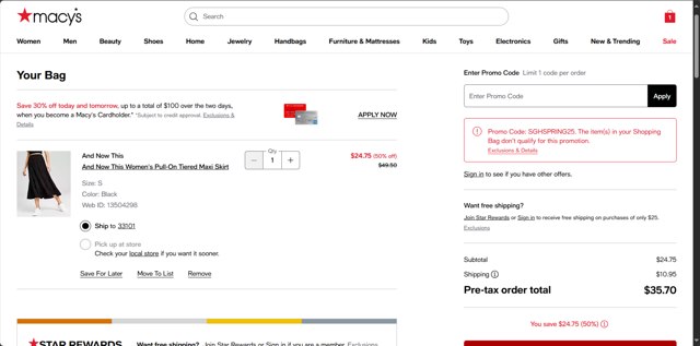 Macy's Promo Codes (5 Verified) - $10 Off Sitewide Apr 2025