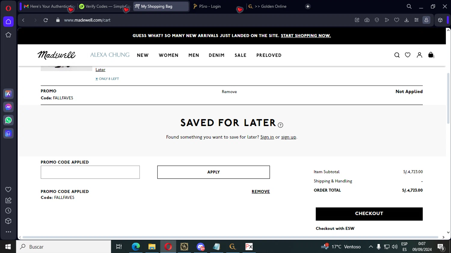 Madewell Promo Codes - $10 Off | September 2024