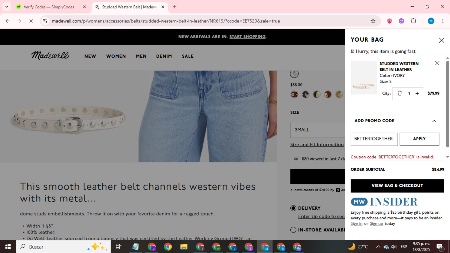 Madewell Discount Codes - $15 Off (4 Verified) Sep 2025