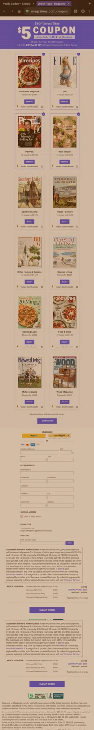 Magazines.com Promo Codes – 50% Off | July 2024