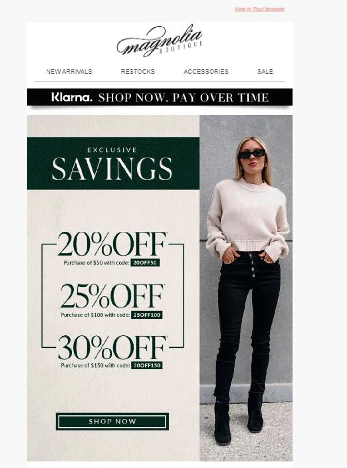 Magnolia Boutique Coupons - 30% Off | September 2024